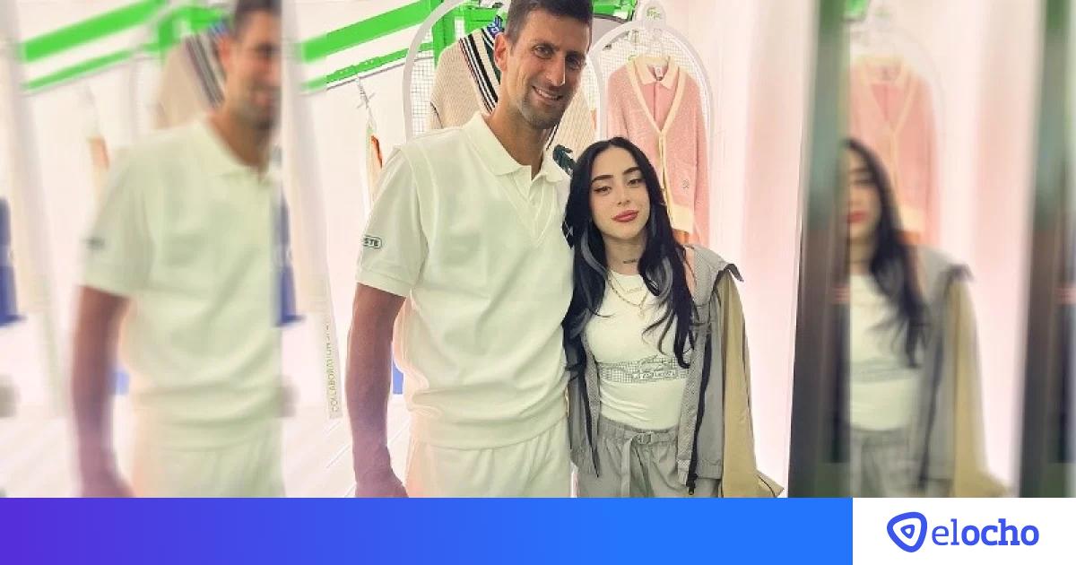 De una número uno a otro: Nicki Nicole y Novak Djokovic se encontraron ...