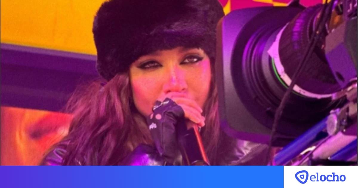 María Becerra cantó en el Times Square para recibir 2024 | El Ocho